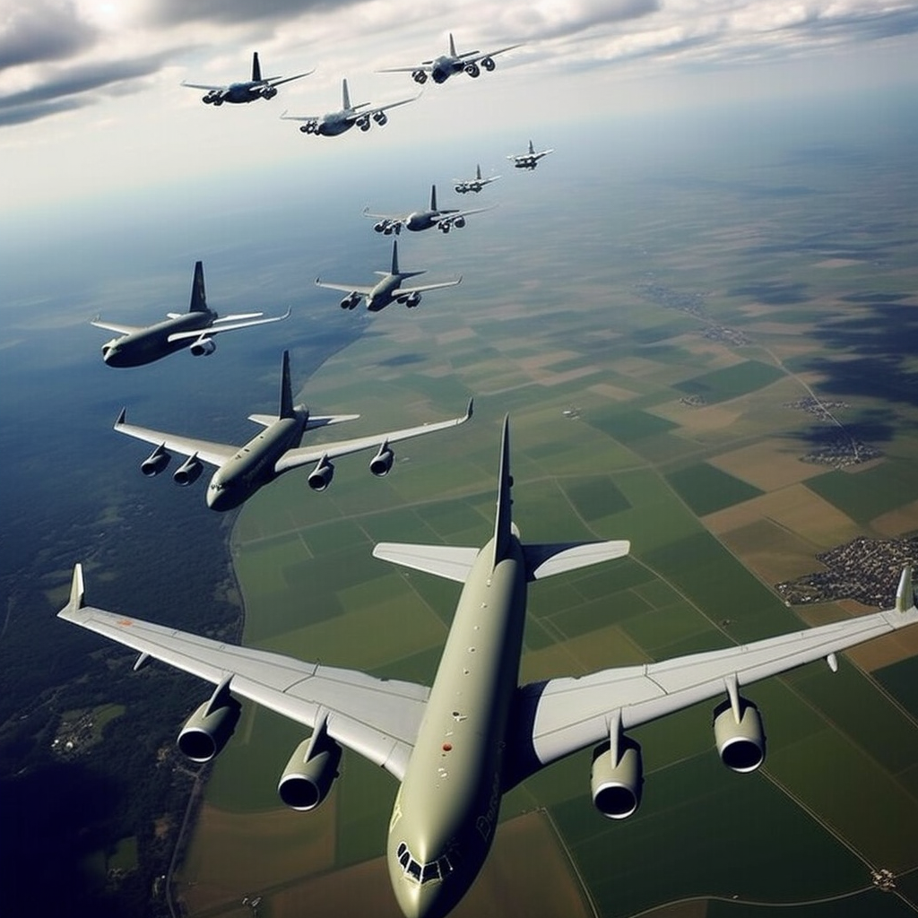 99 Luftballons or 100 Drones from a Single KC135: Brain storming with ...